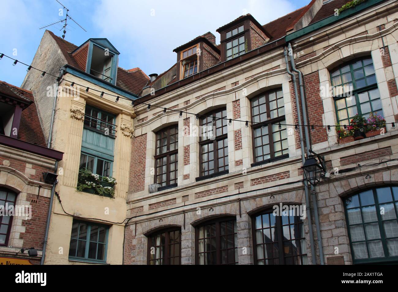 brick houses in lille (france Stock Photo - Alamy