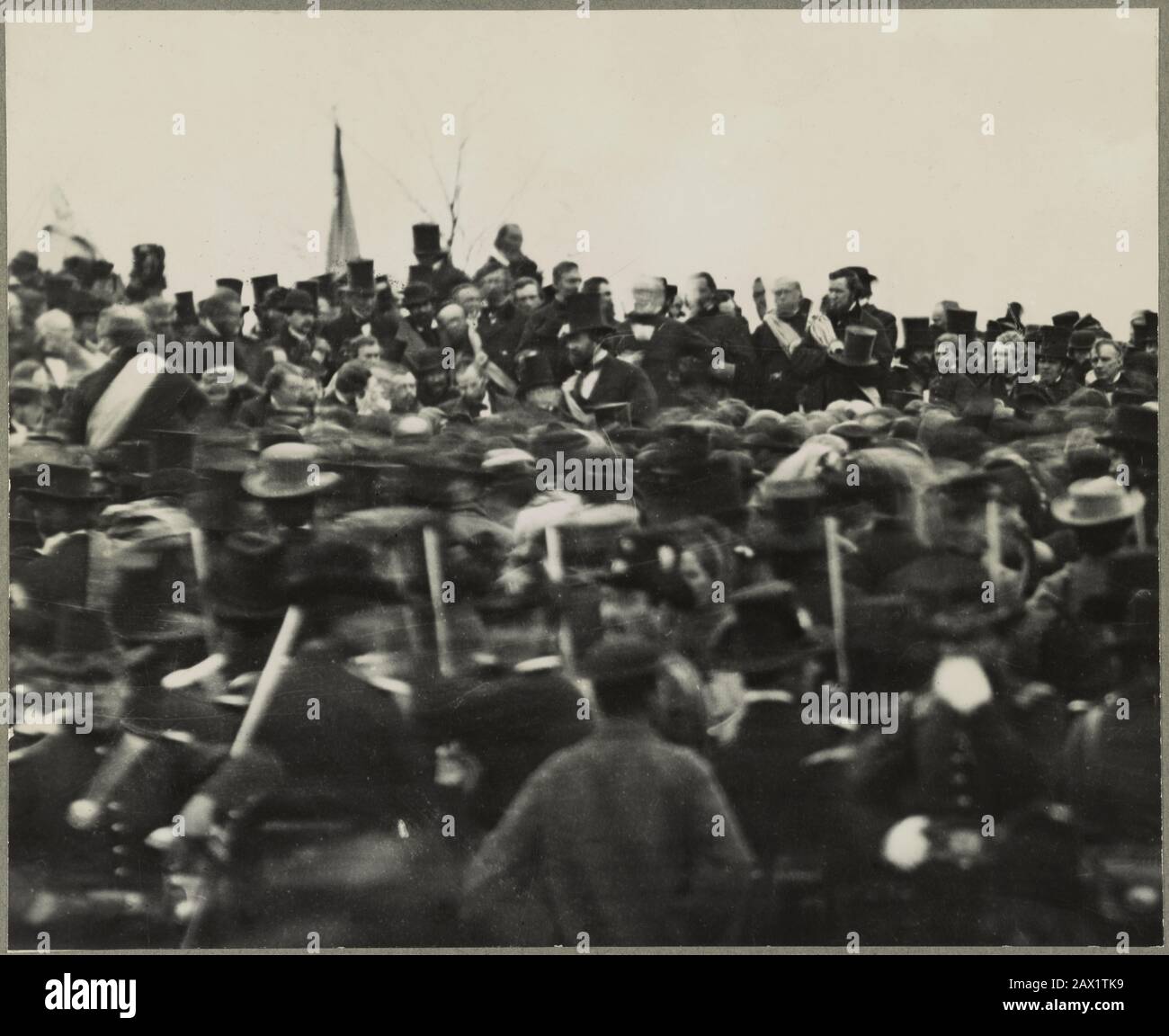 1863 , USA : The Gettysburg address delivered by Abraham Lincoln Nov ...