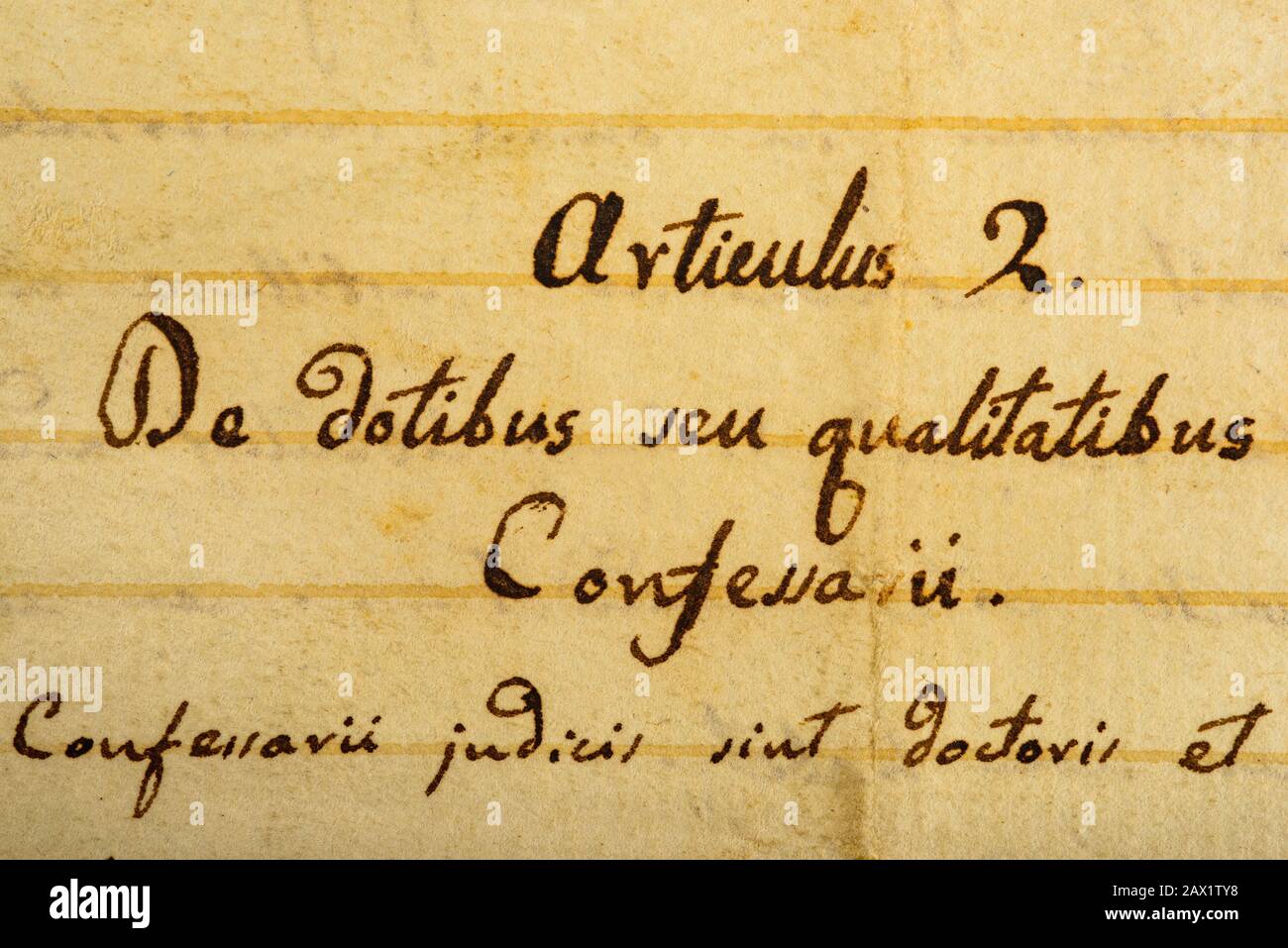 Handwriting cursive hi-res stock photography and images - Alamy