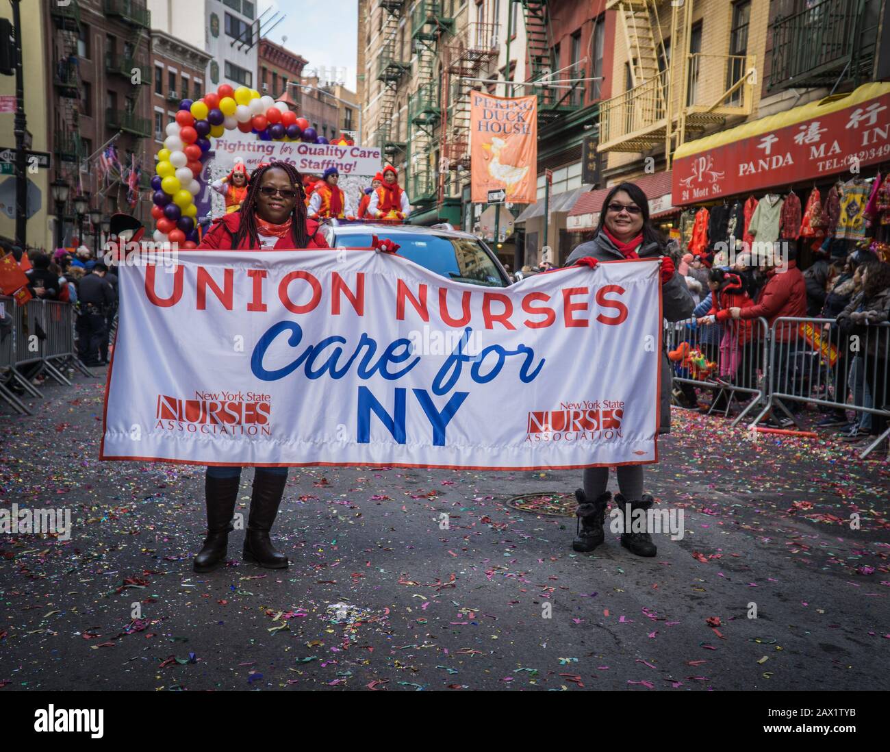 Lunar New Year Parade in Chinatown celebrating the Year of The Rat ...