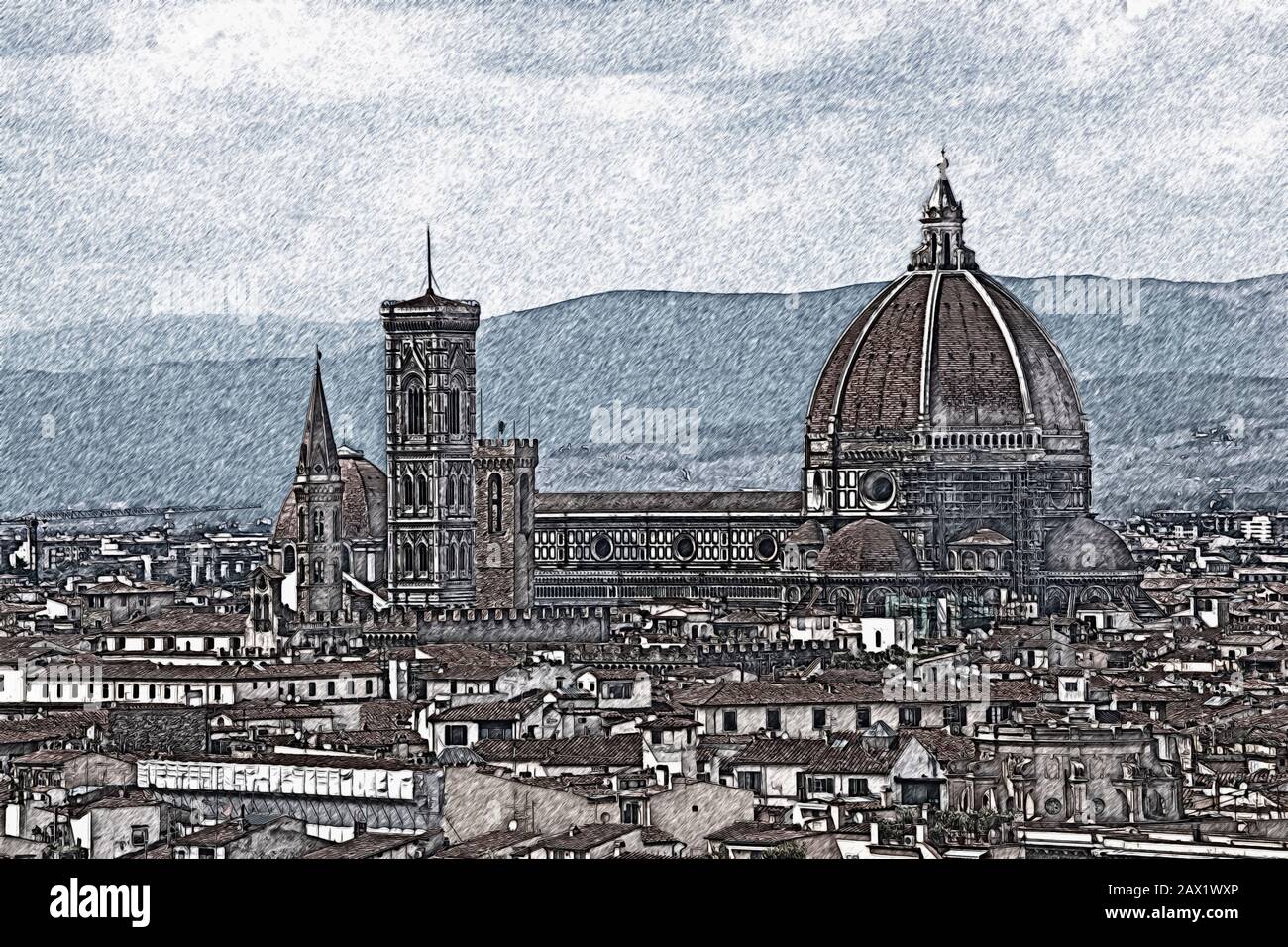 Michelangelo drawing architecture hi-res stock photography and images ...