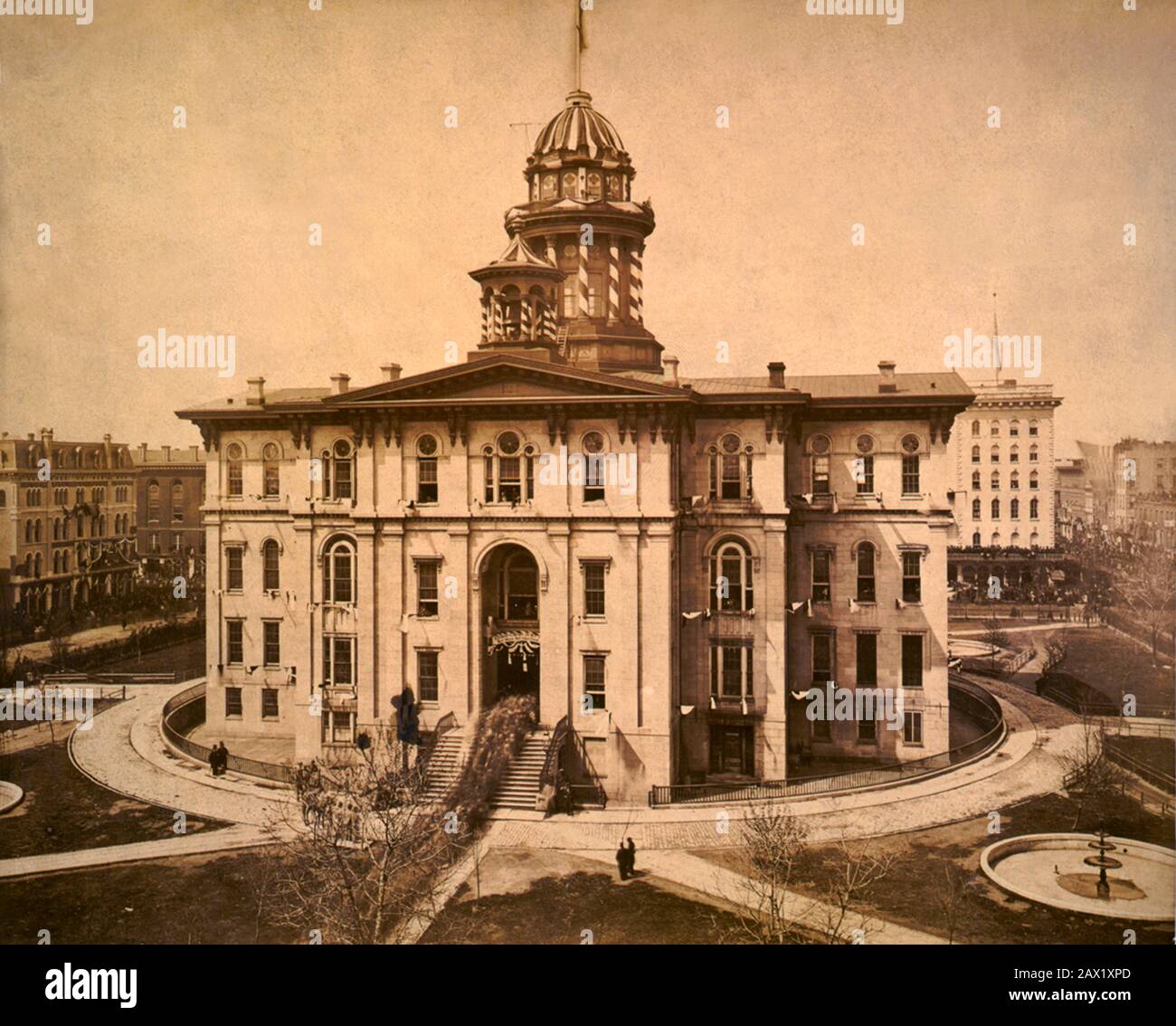 1865 , CHICAGO , ILLINOIS , USA : The U.S.A. President ABRAHAM LINCOLN ...