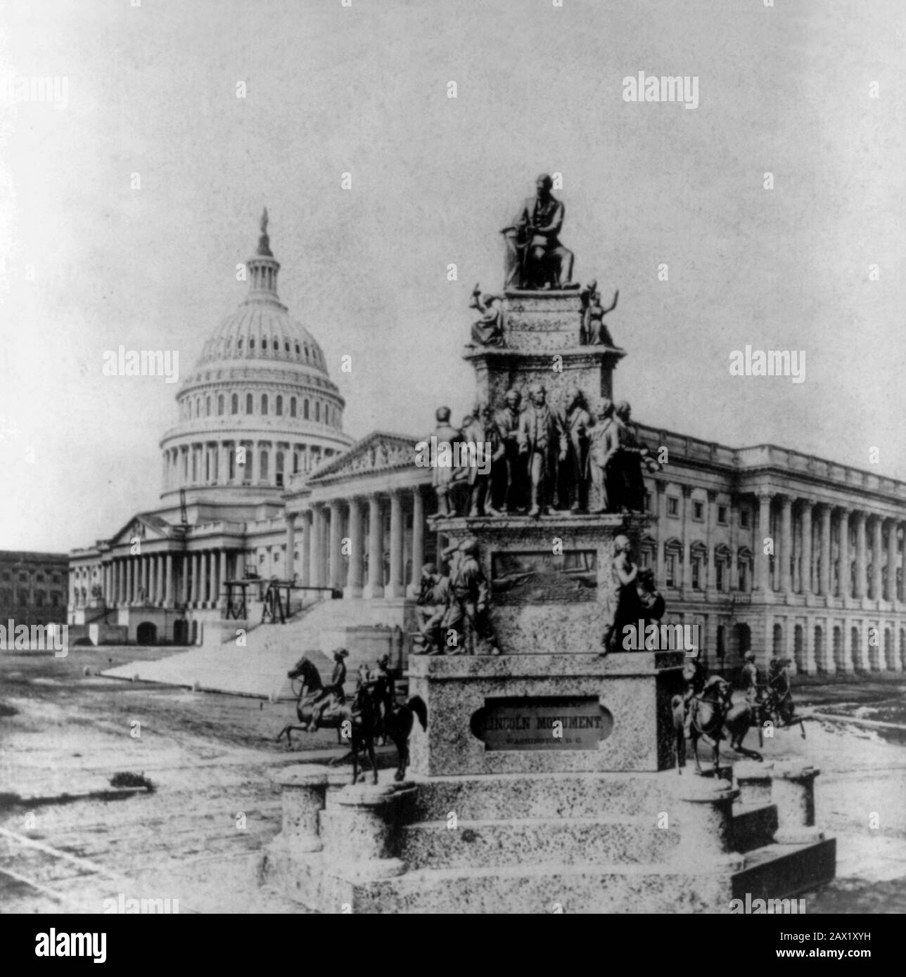 1900 ca , WASHINGTON , DC, USA : The U.S.A. President ABRAHAM LINCOLN ...