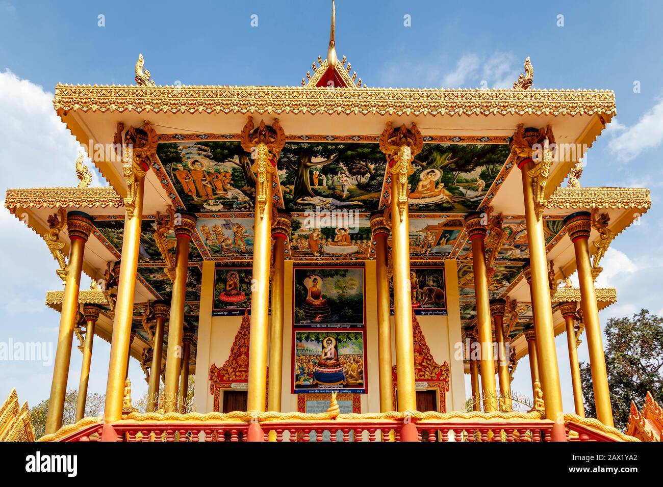 Wat Ek Phnom Temple, Battambang, Cambodia Stock Photo - Alamy
