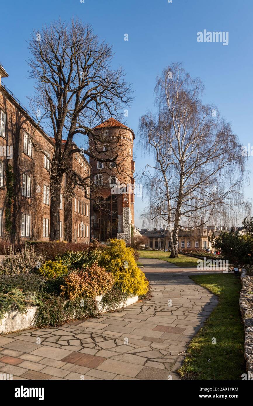Sandomierska Tower (Baszta Sandomierska) on Wawel Royal Castle in ...