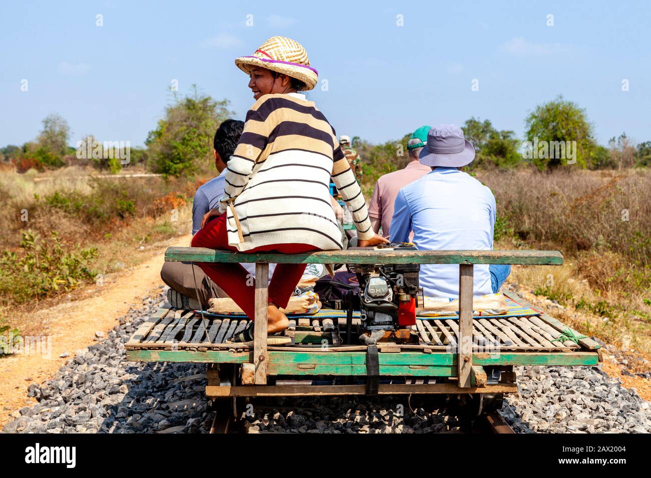 The Bamboo Railway (Norry) , Battambang, Cambodia Stock Photo - Alamy