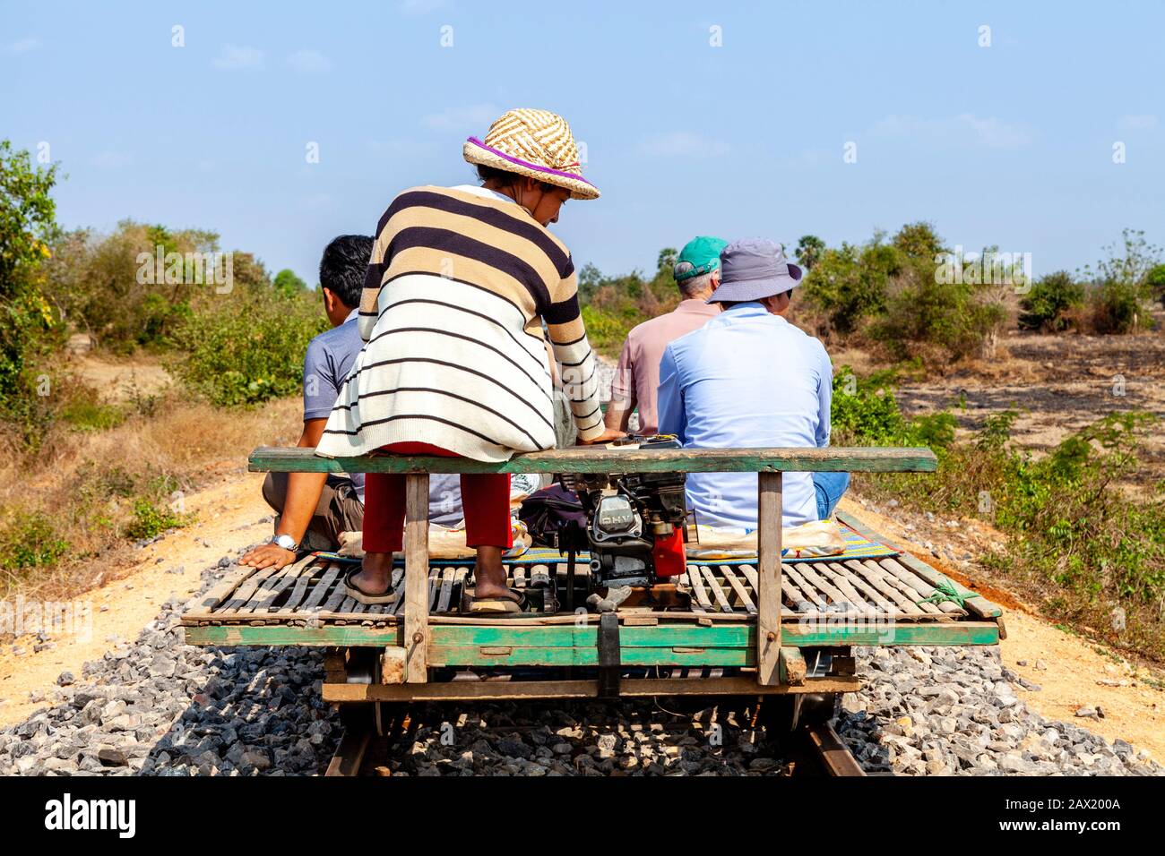 The Bamboo Railway (Norry) , Battambang, Cambodia Stock Photo - Alamy