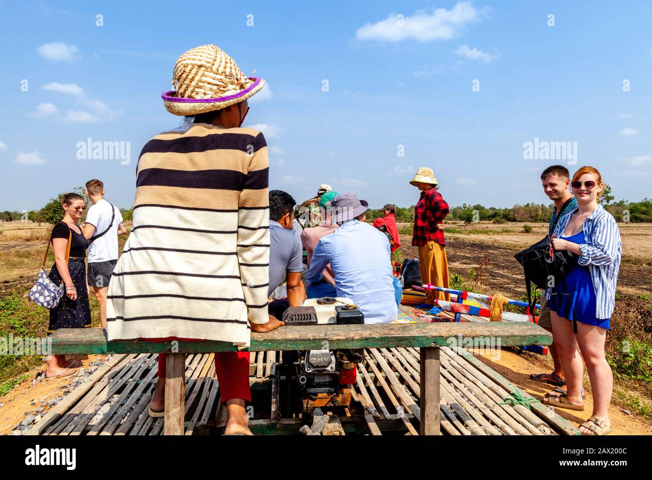 The Bamboo Railway (Norry) , Battambang, Cambodia Stock Photo - Alamy