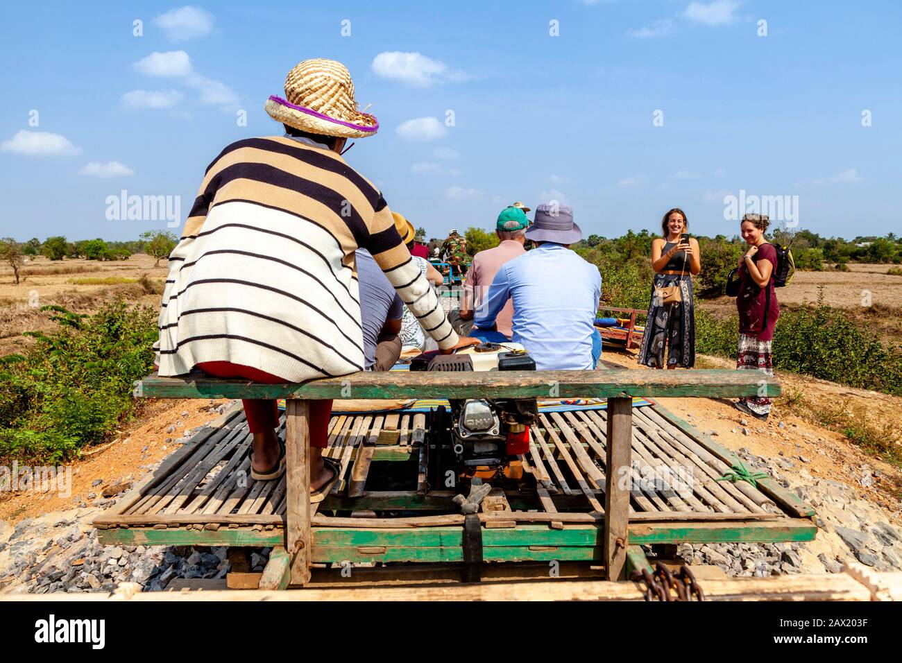 The Bamboo Railway (Norry) , Battambang, Cambodia Stock Photo - Alamy