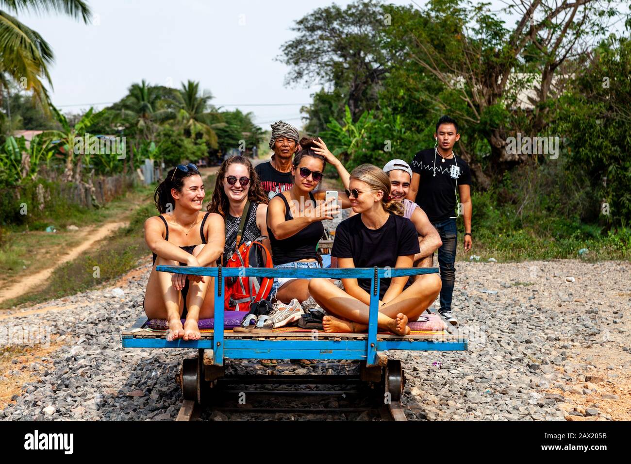 Transport train young people hi-res stock photography and images - Alamy