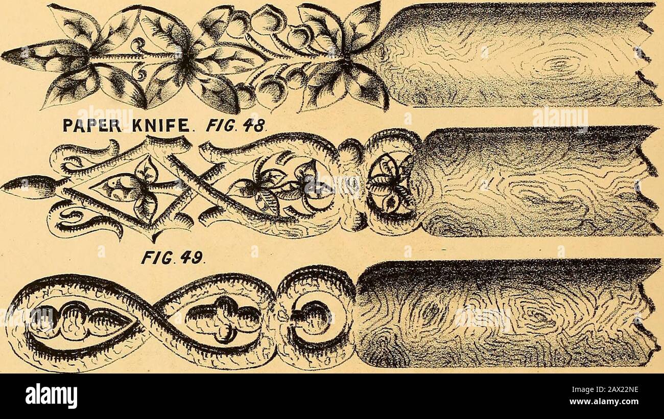 Fret cutting and perforated carving, with practical instructions . FIG ...