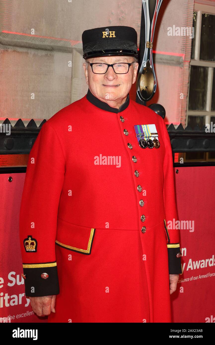London, UK. Colin Thackery at The Sun Military Awards 2020 held at the ...
