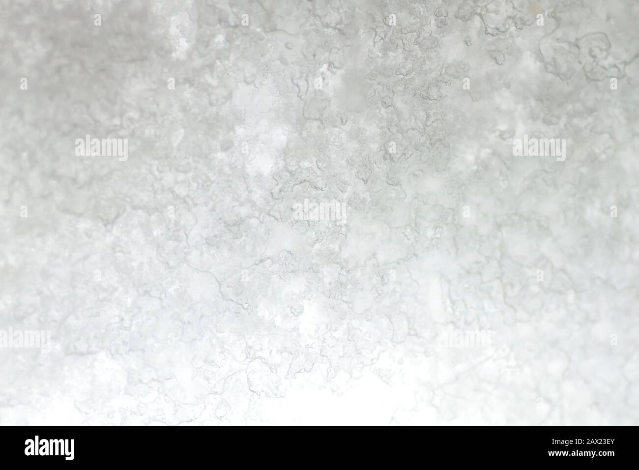 Frosted snow on a window glass Stock Photo - Alamy
