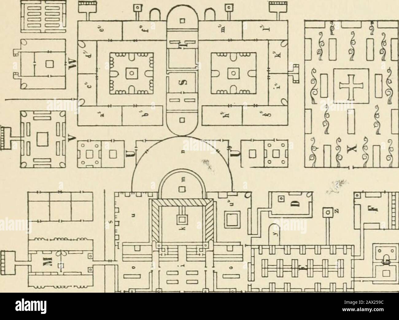 Plan of abbey of st gall hi-res stock photography and images - Alamy