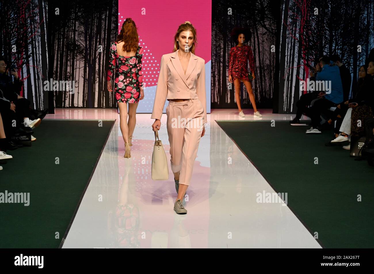 Pure London Runway, Pure London, Olympia, Kensington, London. UK Stock ...