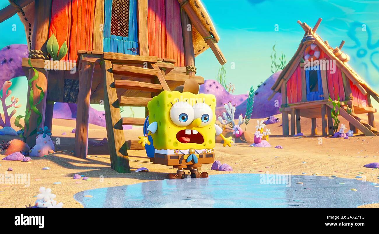 USA. A scene from ©Paramount Pictures film: The SpongeBob Movie: Sponge ...