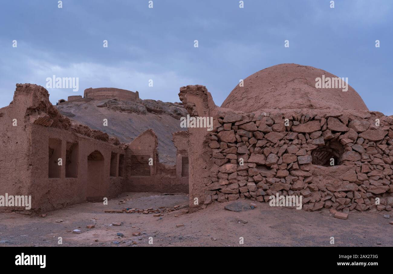 Zoroastrian Towers of Silence, Dakhma, Yazd, Iran, Western Asia, Asia ...