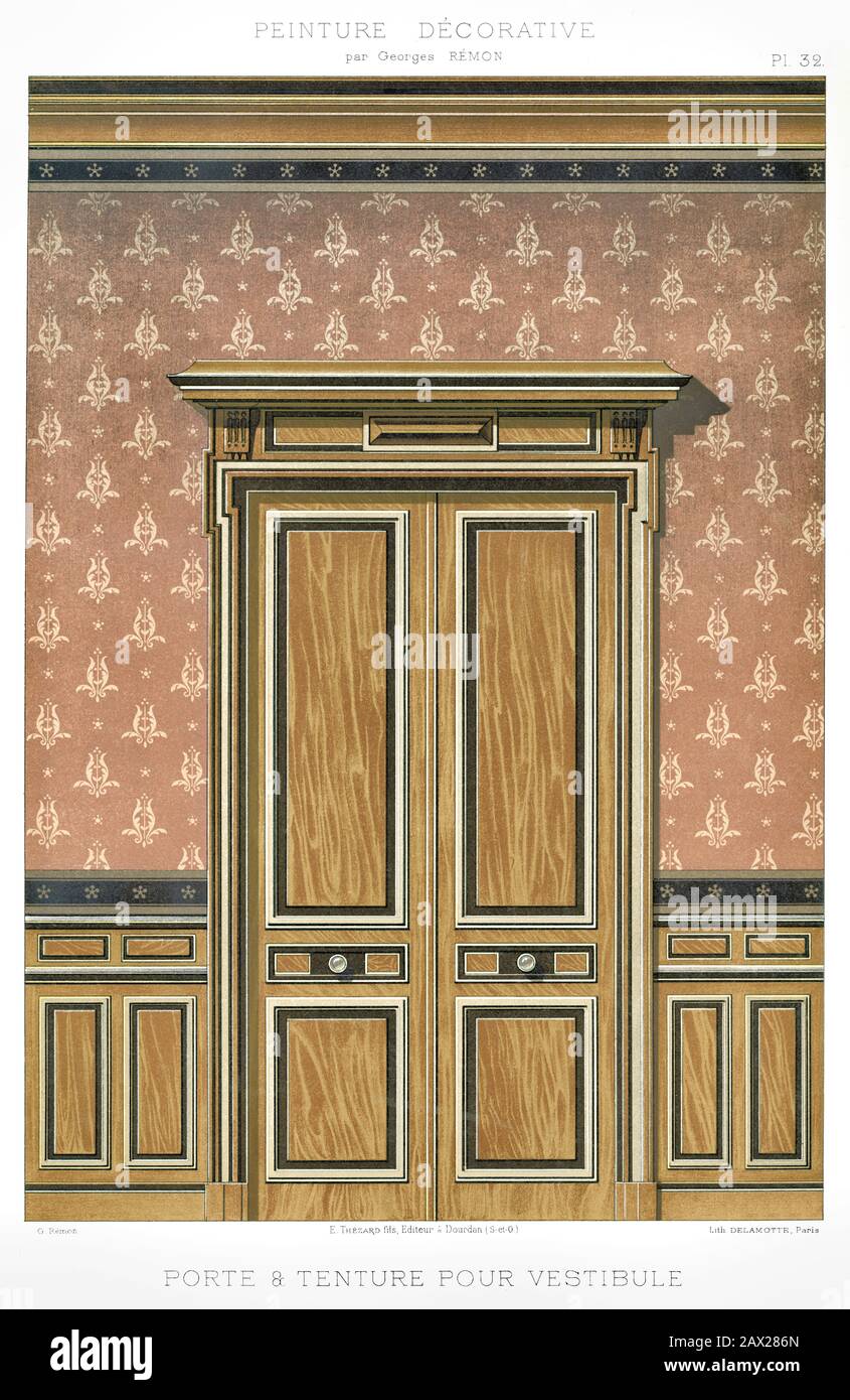 Vestibule door design hi-res stock photography and images - Alamy