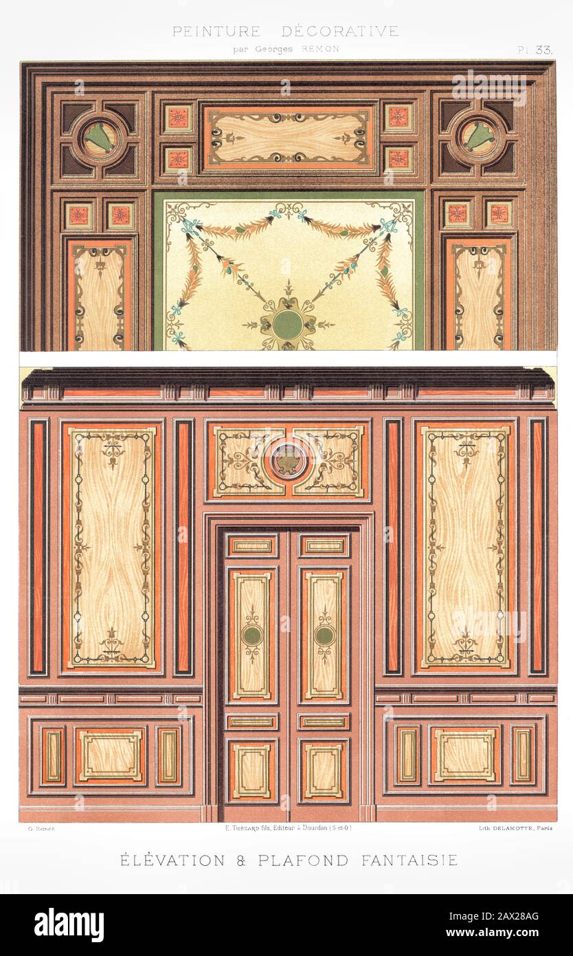 Ceiling elevation Cut Out Stock Images & Pictures - Alamy