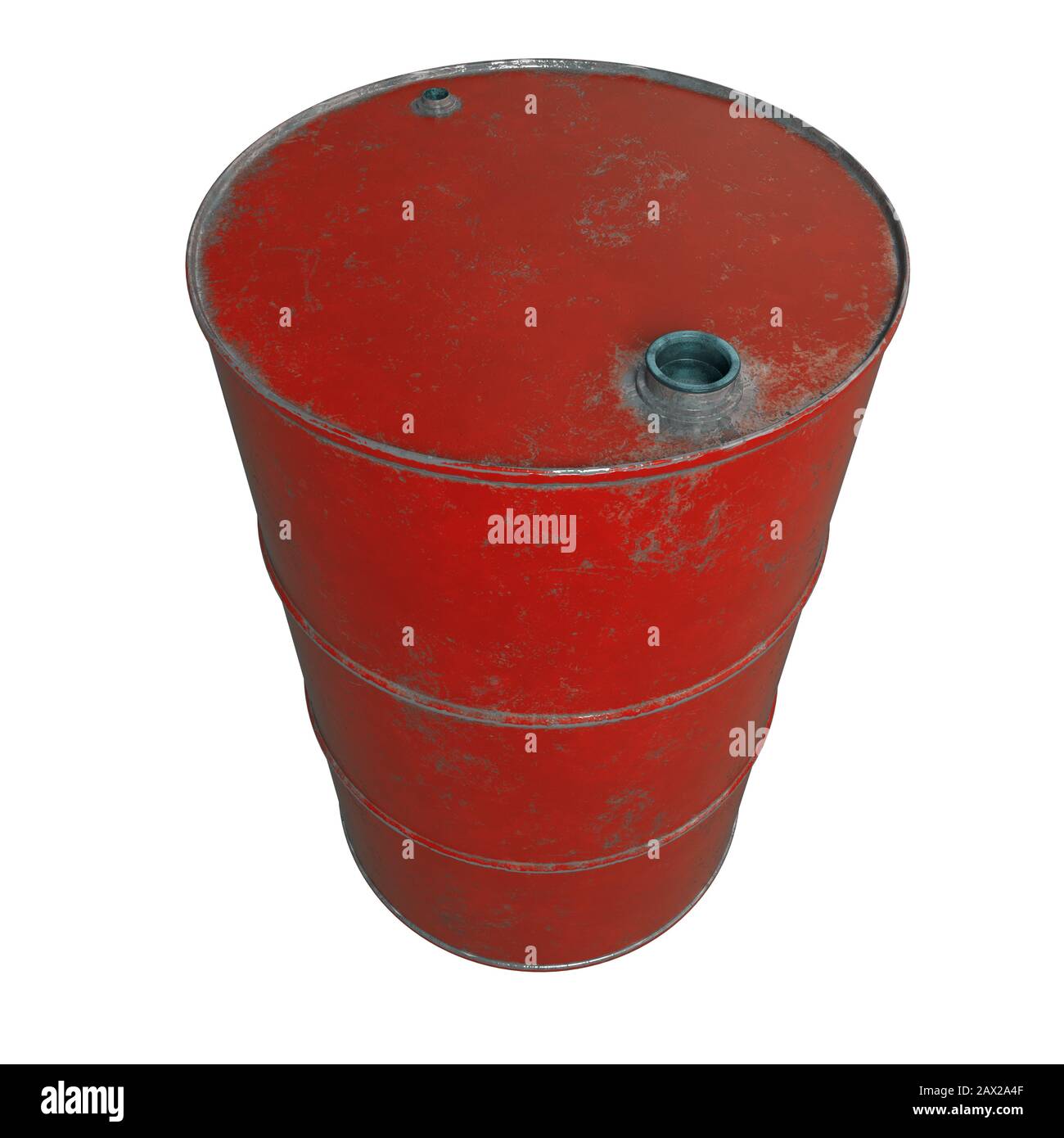 Rusty oil barrel Cut Out Stock Images & Pictures - Alamy