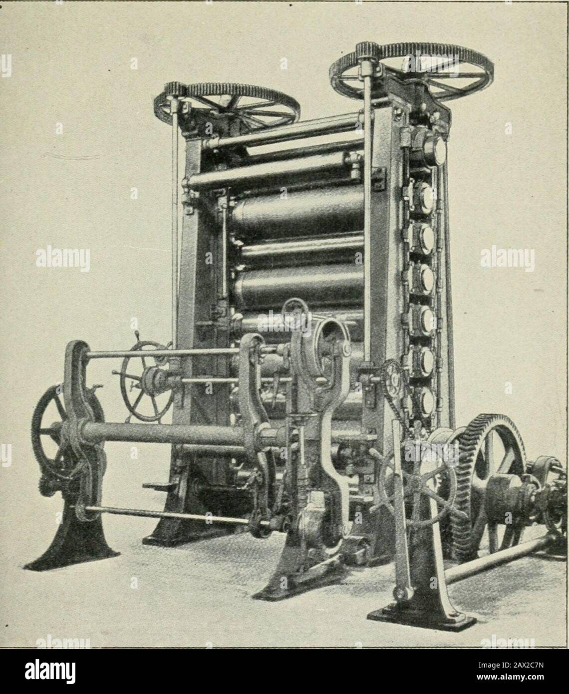 Printing and writing materials : their evolution . his machine is used ...