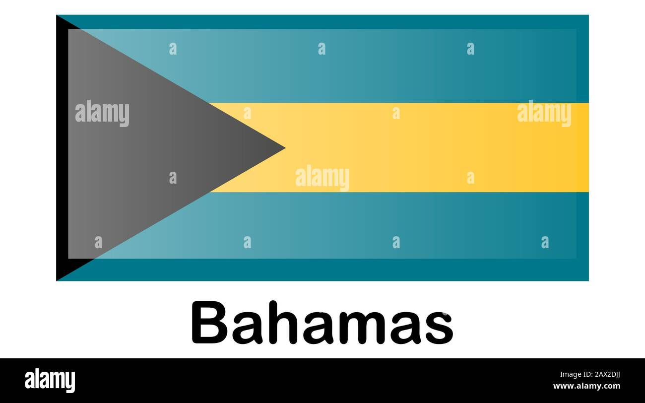 bahamas Flag for Independence Day and infographic Stock Vector Image ...
