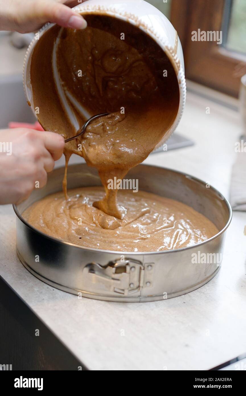 Baking form dough in hi-res stock photography and images - Alamy