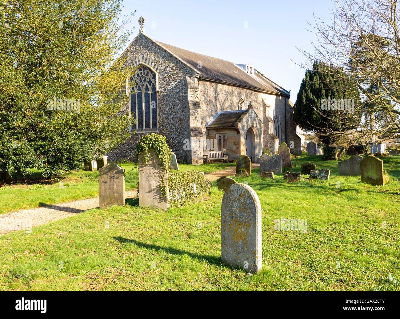 Village parish church All Saints, Eyke, Suffolk, England, UK Stock ...