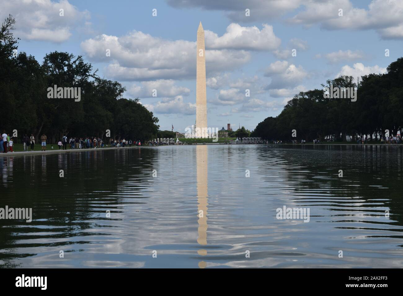Washington Monument Reflection pool Stock Photo - Alamy