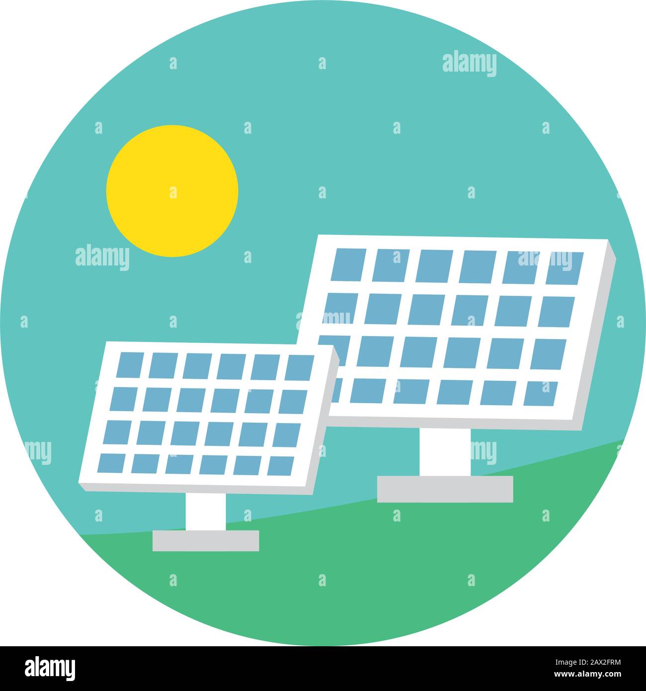 solar panel device isolated icon Stock Vector Image & Art - Alamy