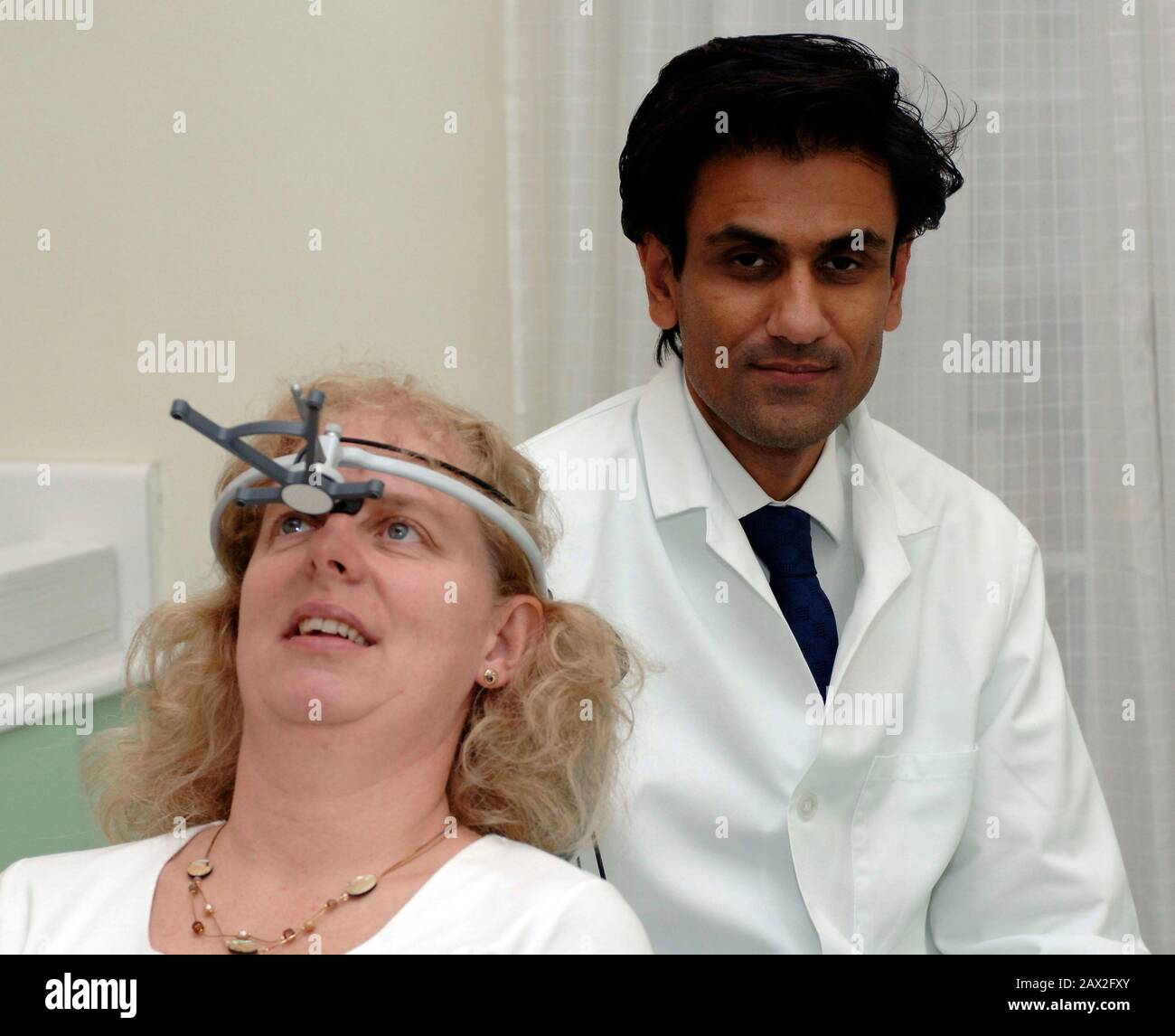 Dentist Doctor Majid Shahab at his clinic in Harley Street, London ...