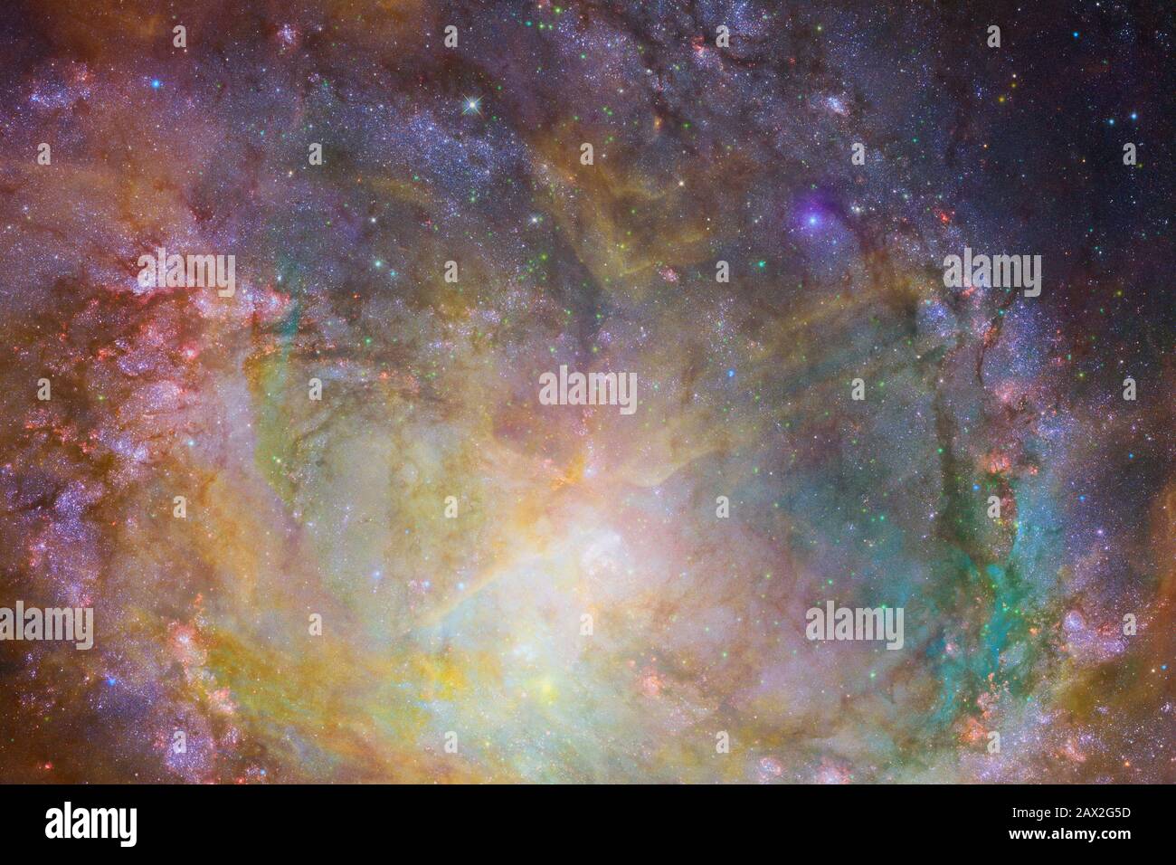 Infinite space with nebulae and stars. Elements of this image furnished ...
