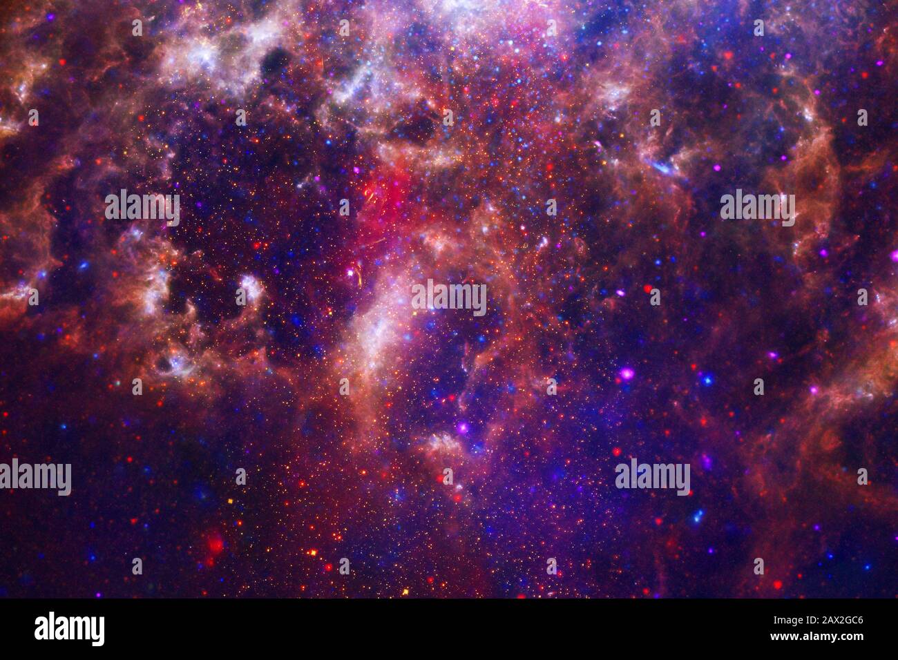 Infinite space with nebulae and stars. Elements of this image furnished ...