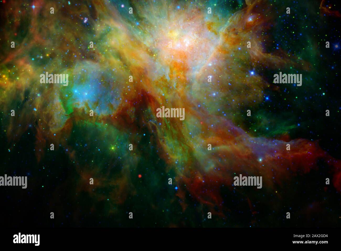Cluster of stars in deep space. Milky way galaxy. Elements of this ...