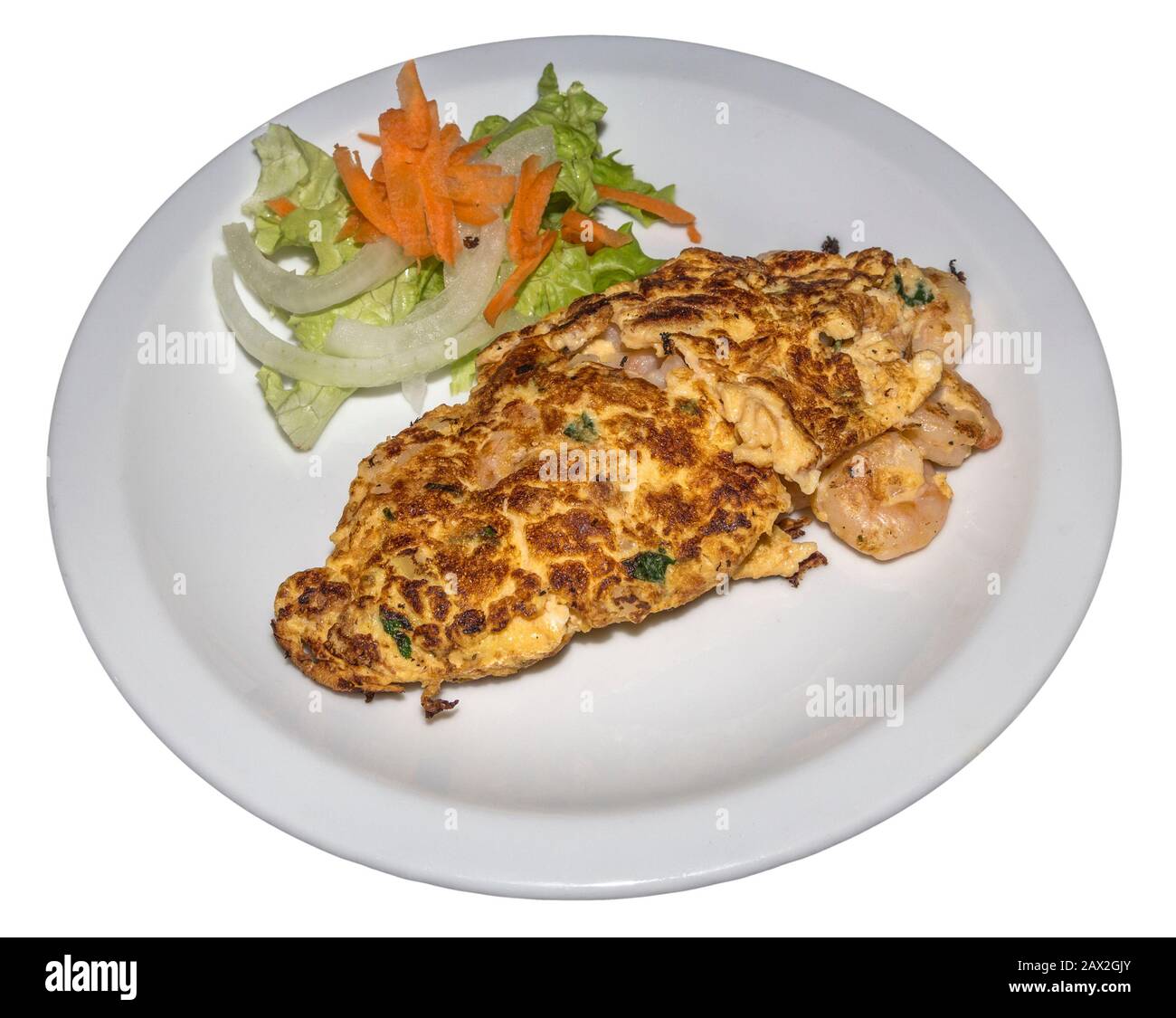 Omelette white plate hi-res stock photography and images - Alamy
