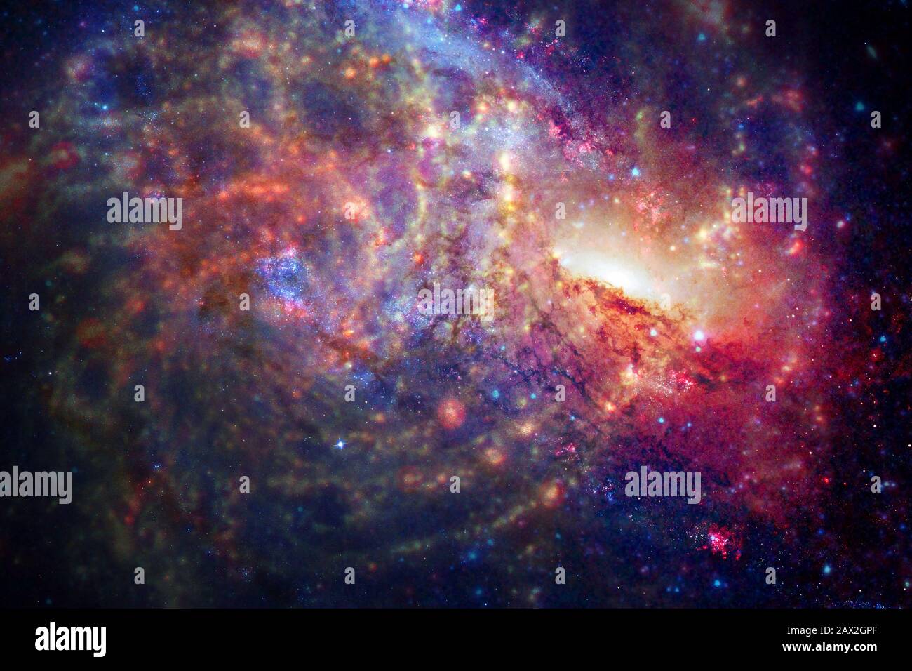Infinite space with nebulae and stars. Elements of this image furnished ...