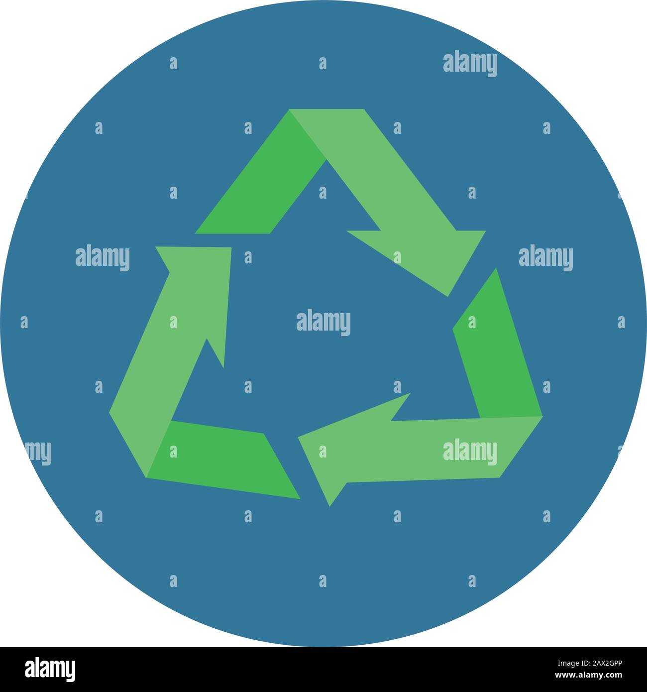arrows recycle symbol ecology icon Stock Vector Image & Art - Alamy