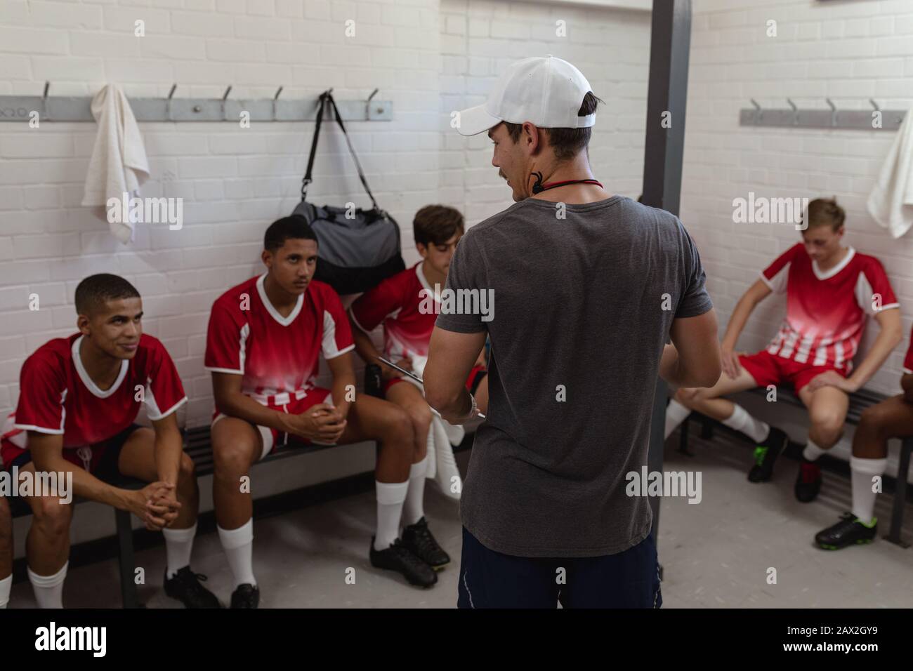 Players and locker room hi-res stock photography and images - Alamy