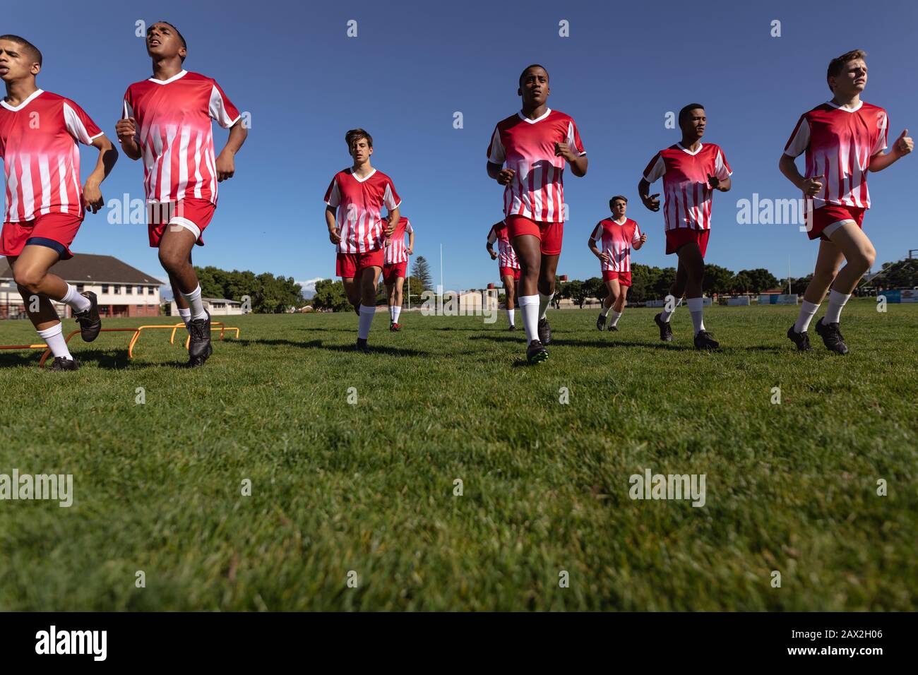 Rugby players running Stock Photo - Alamy
