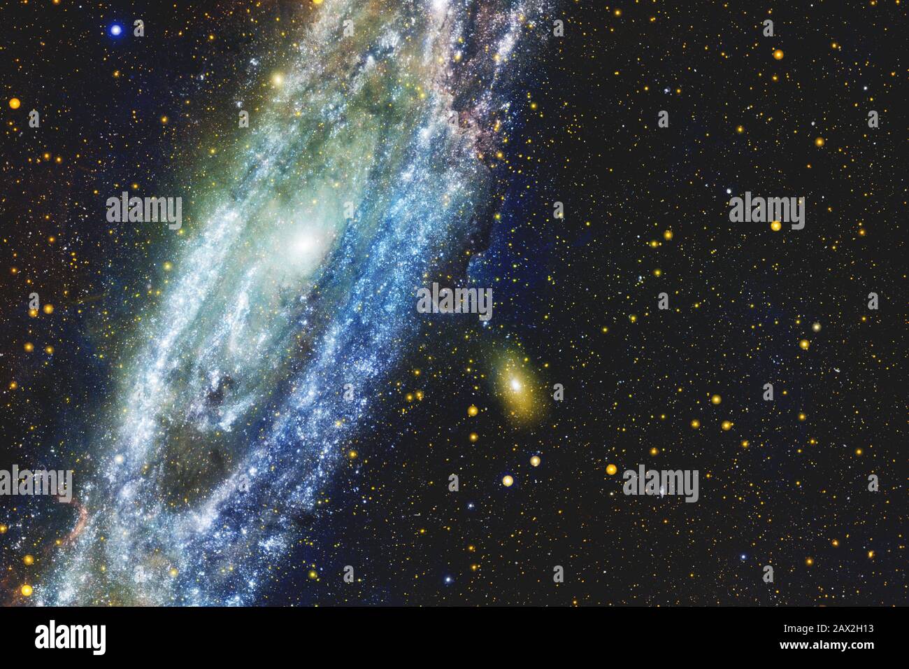 Infinite space with nebulae and stars. Elements of this image furnished ...