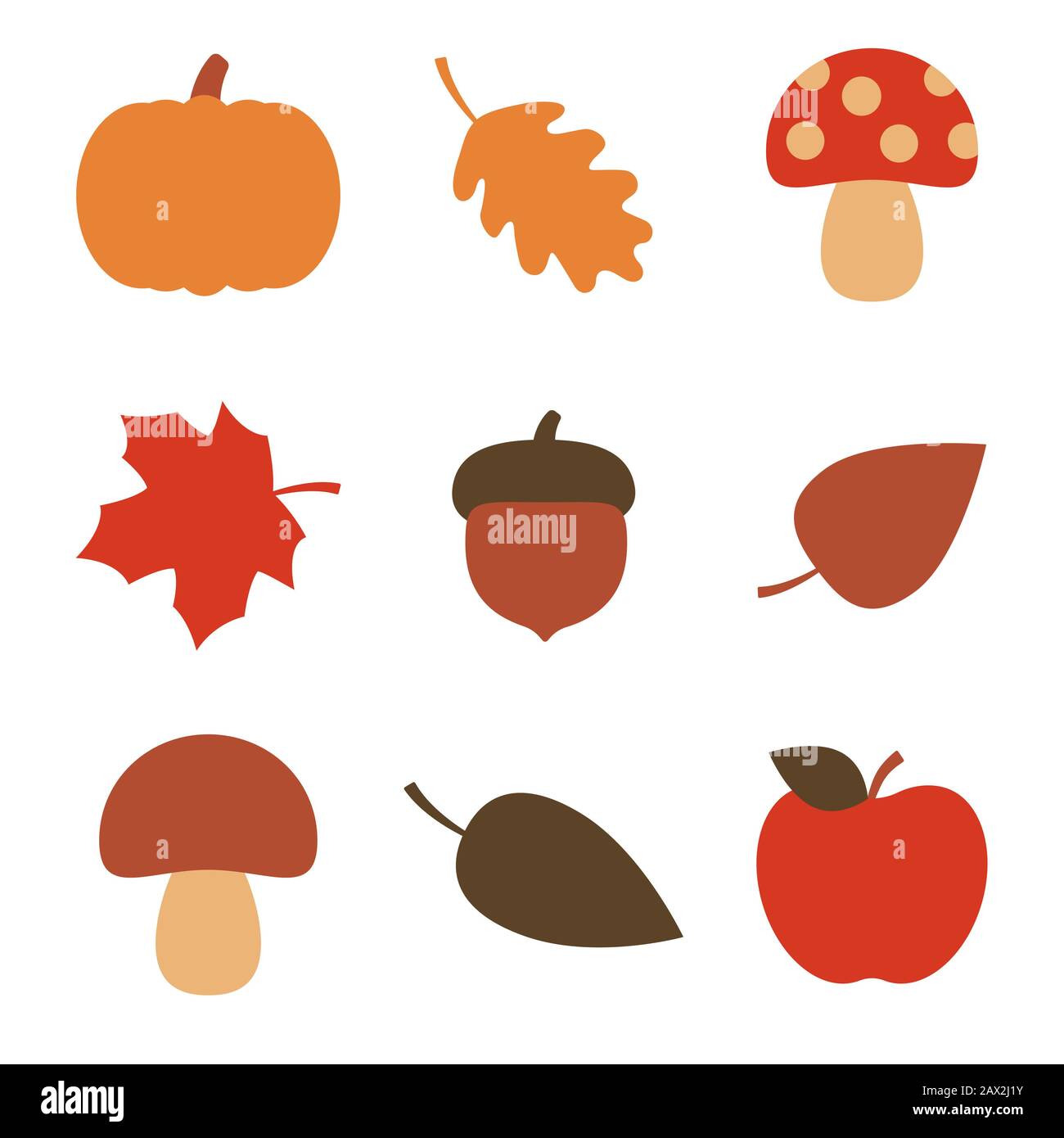 Mushrooms and leaves hi-res stock photography and images - Alamy