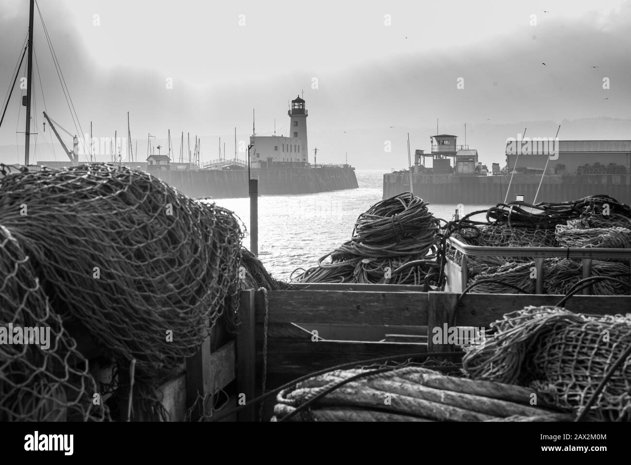 Dockside work Black and White Stock Photos & Images - Alamy
