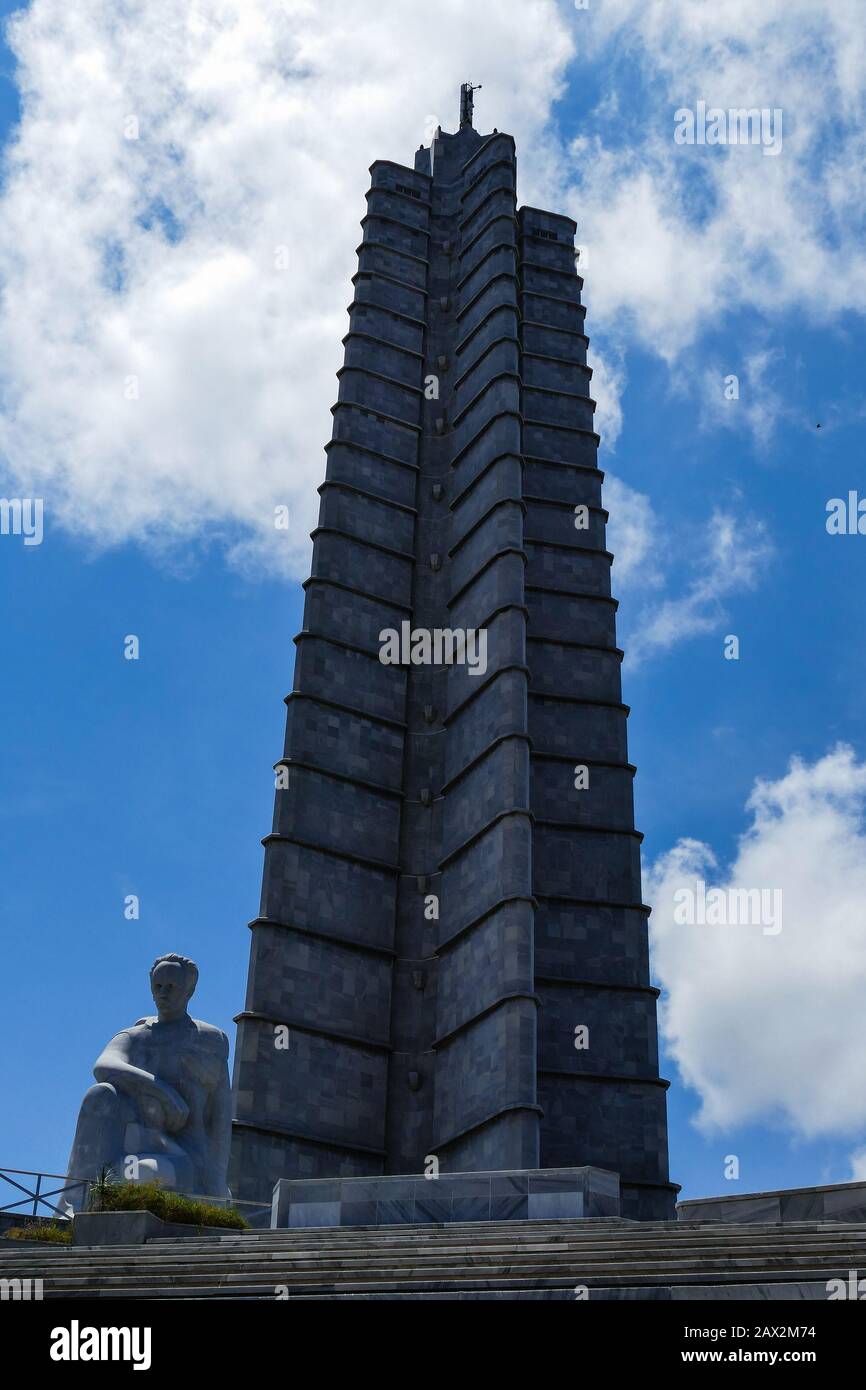 Cuba: a monument dedicated to José Martí, Cuban national hero, located ...