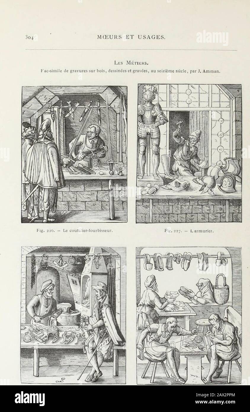 Mœurs, usages et costumes au moyen âge et à l'époque de la renaissance ...