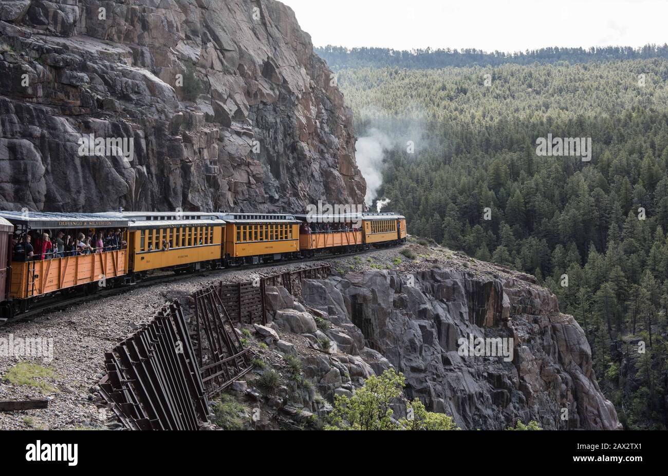 Durango to silverton train route hi-res stock photography and images ...