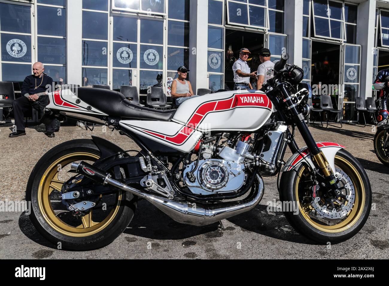 Two stroke motorcycles Stock Photo - Alamy