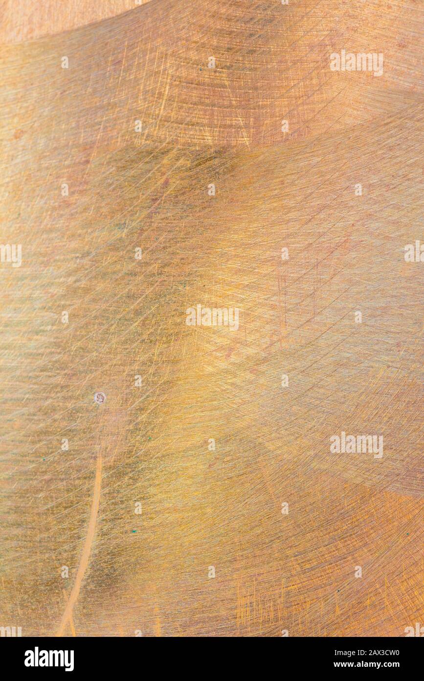 Texture of grunge bronze metal surface with scratches Stock Photo - Alamy