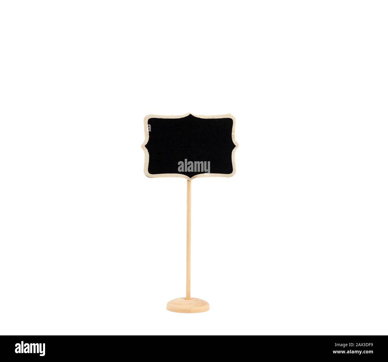 wooden pointer on a stick for writing text, white background Stock ...