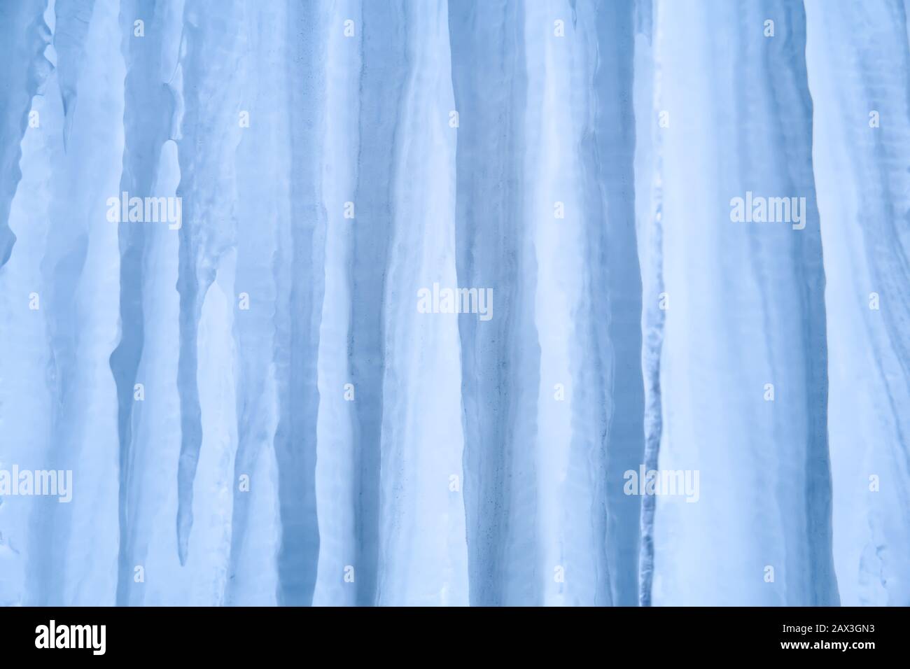 blue background - natural ice wall of the glacier Stock Photo - Alamy