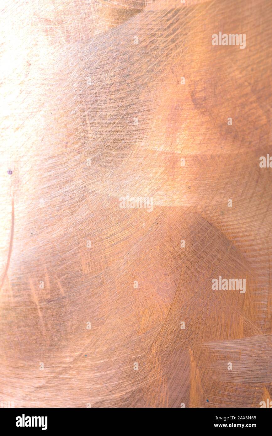 Texture of grunge bronze metal surface with scratches Stock Photo - Alamy